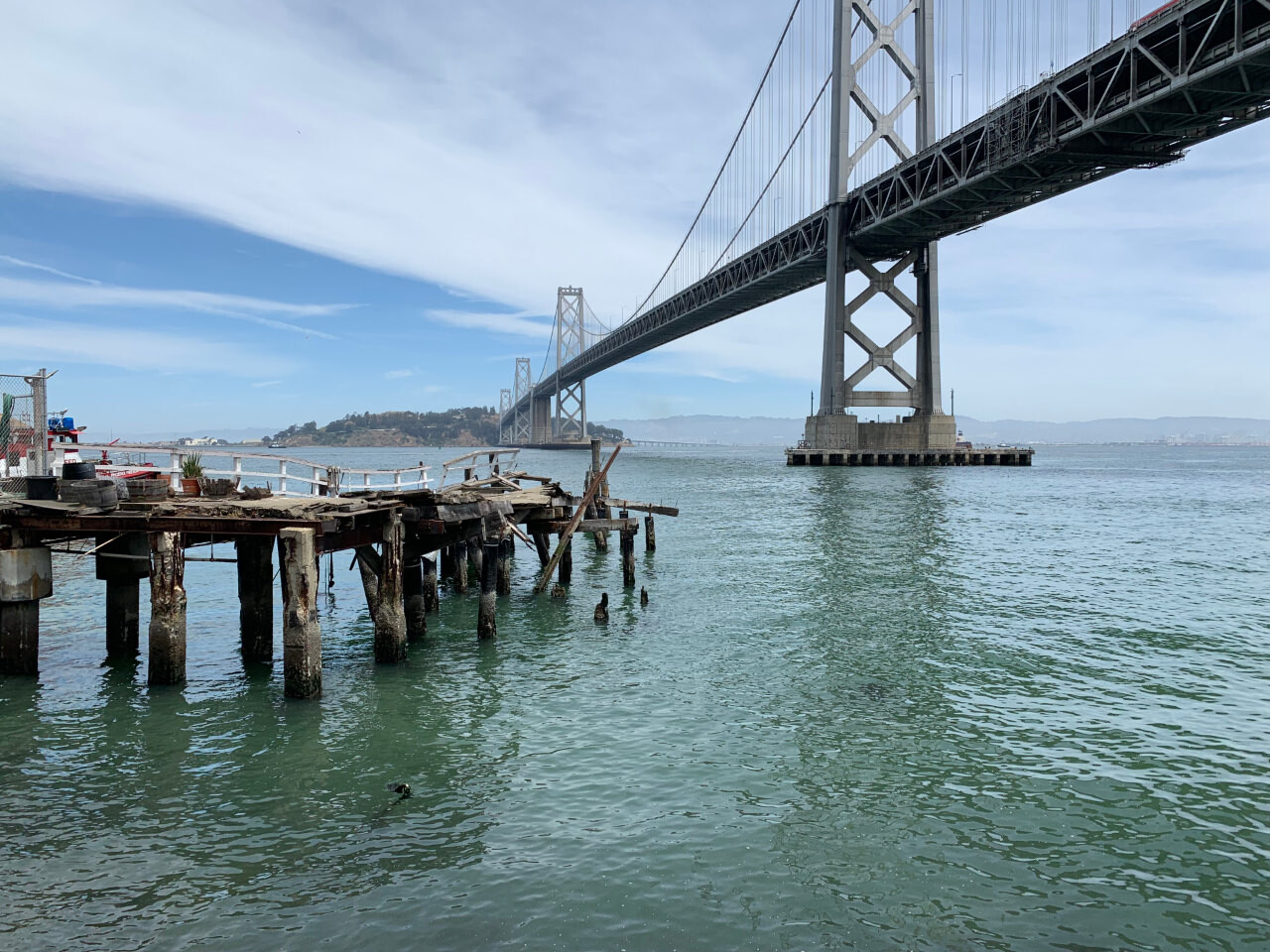 Competition Page | Bay Bridge | Gene Brainard | Bay bridge with an old ...