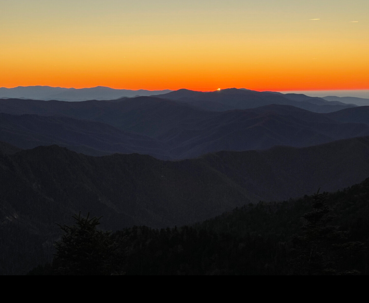 Competition Page | Smokey Mountain Sunset | Carrie Prewitt | Our view ...